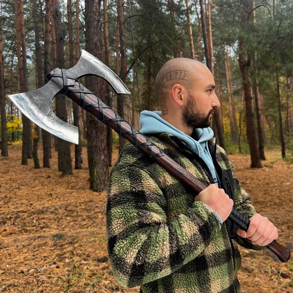 Hacha Vikinga Doble Filo - VIKIINGOS®